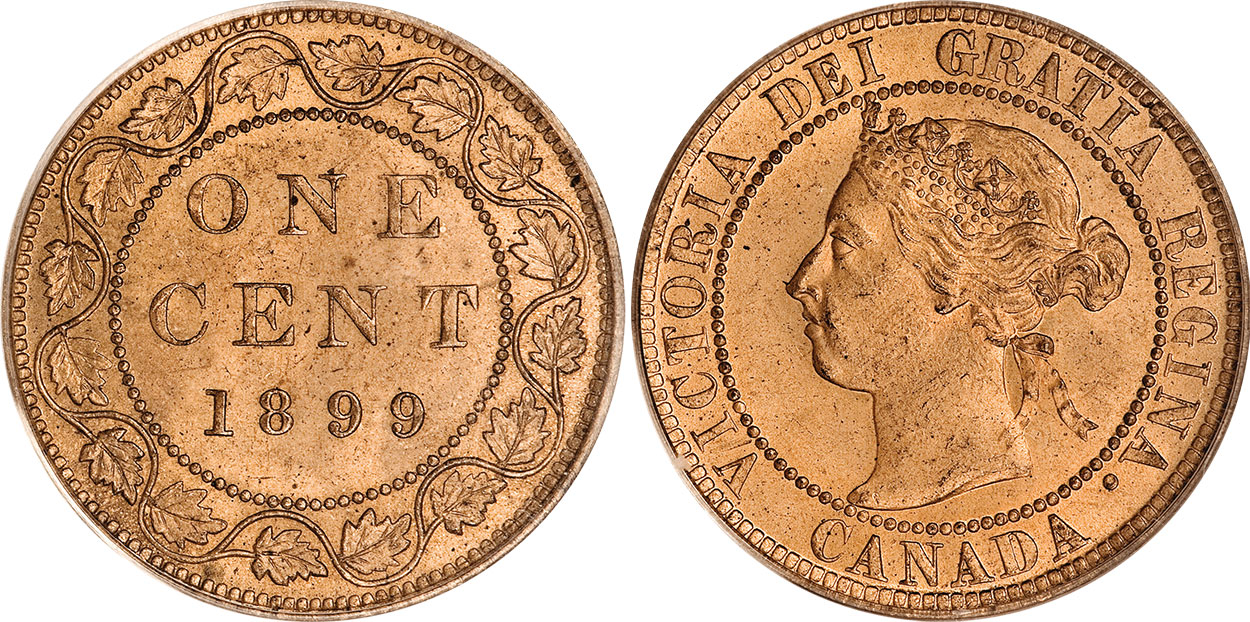 1 CENT 1 CENT 1899 VARI T DOUBLE FRAPPE SUR LE 9 PI CES DU