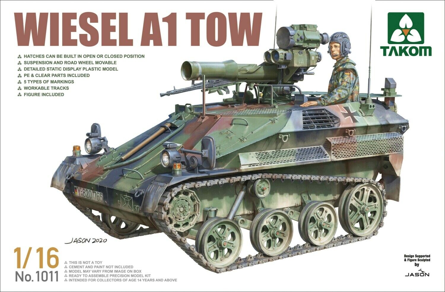 TANK - WIESEL A1 TOW 1/16